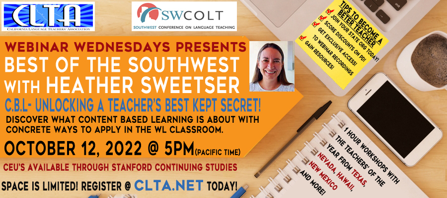WEDNESDAY WEBINAR OCTOBER 12, 2022 - CLTA.net